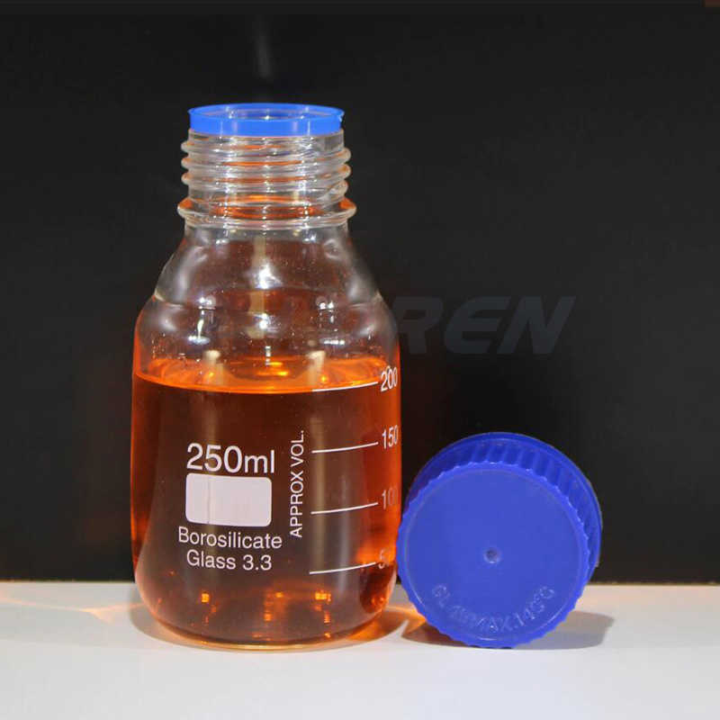 Standard Opening narrow mouth reagent bottle 250ml GL45 screw cap price ...